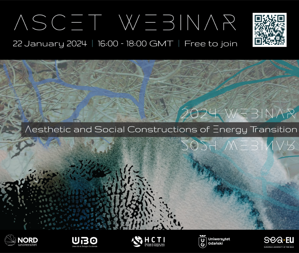 Webinar : "AESTHETIC AND SOCIAL CONSTRUCTIONS OF ENERGY TRANSITION" - SEA-EU